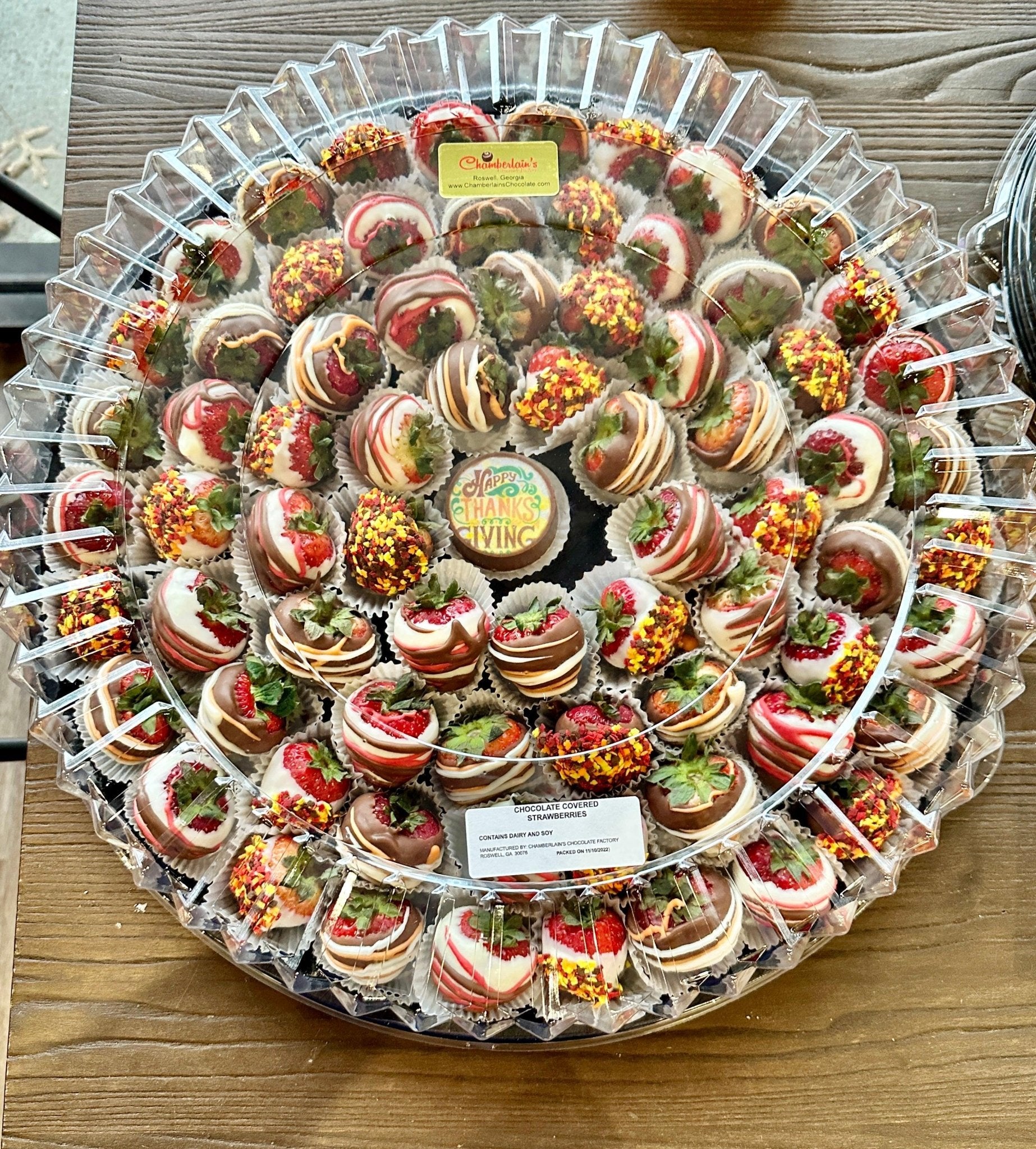 Party and Snack Trays, Catering – Chamberlains Chocolate Factory & Cafe